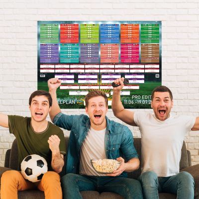 WM 2026 Spielplan DIN A1 – Fußball Poster zum Eintragen | TOBJA